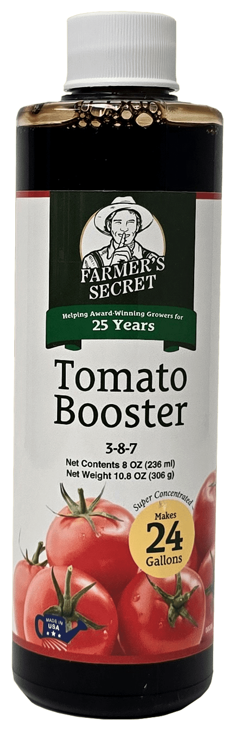 Farmer's Secret Tomato Booster Fertilizer (8oz) - Super Concentrated ...