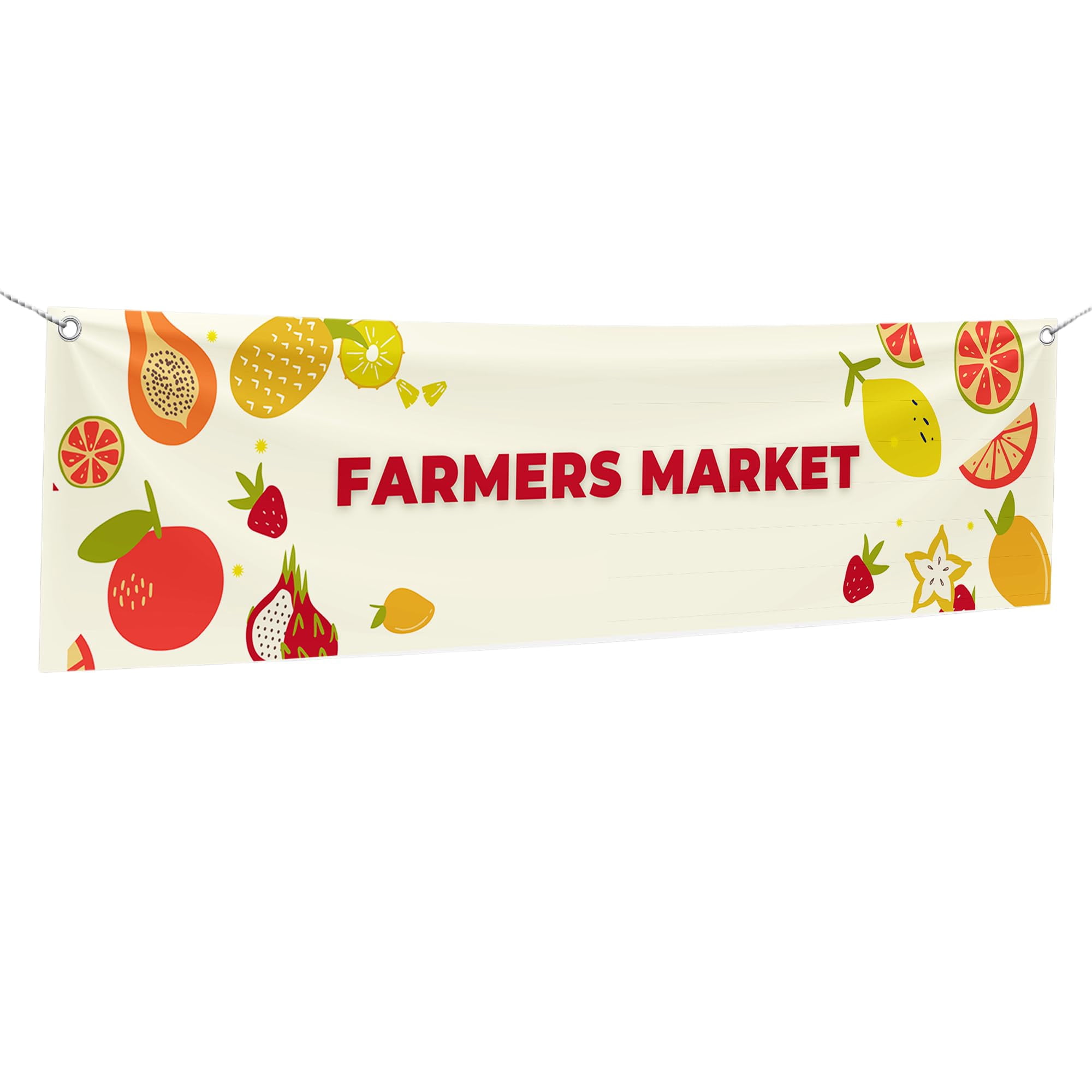Farmers Market Large Banners and Signs for Outdoor by DreamController ...