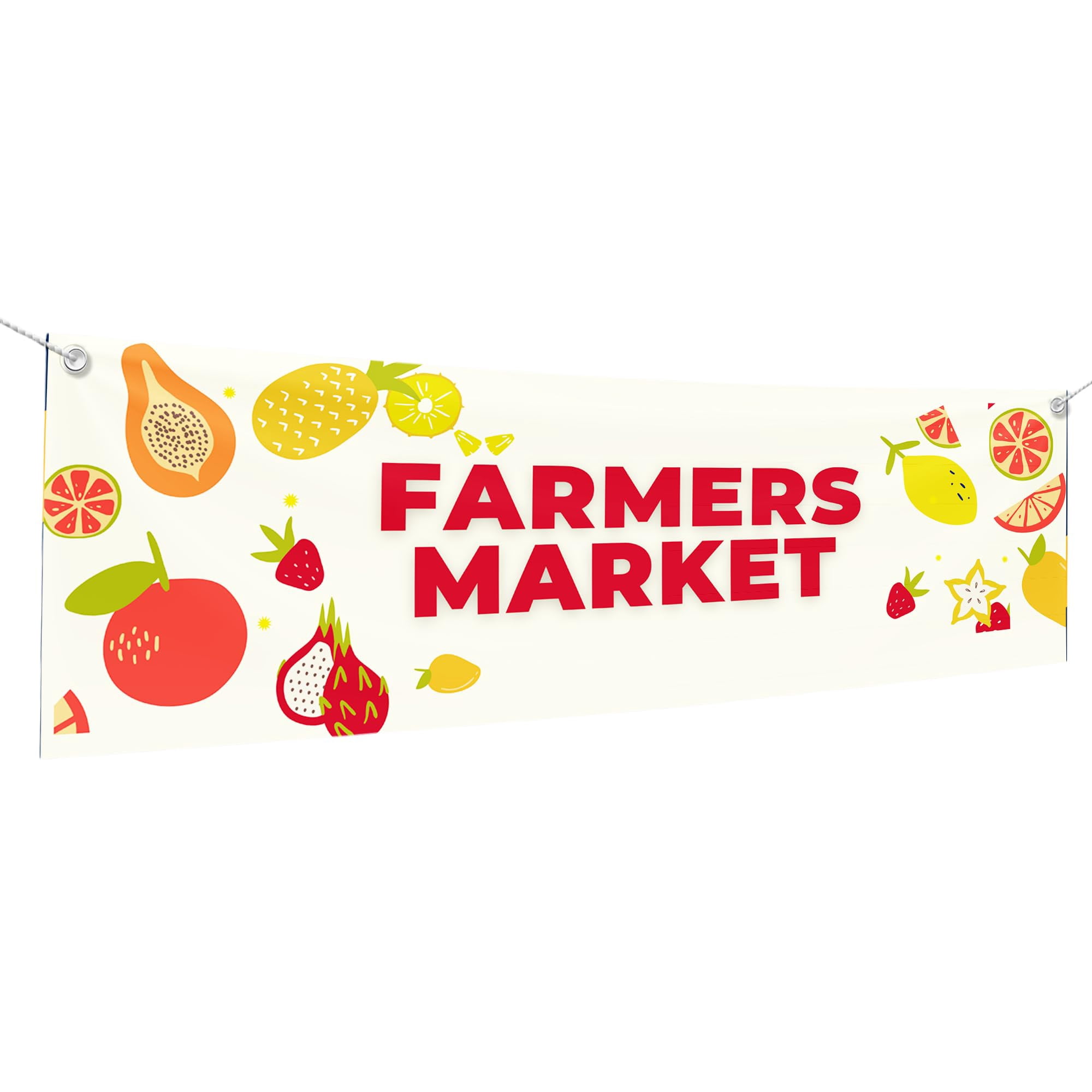 Farmers Market Large Banners and Signs for Outdoor by DreamController ...