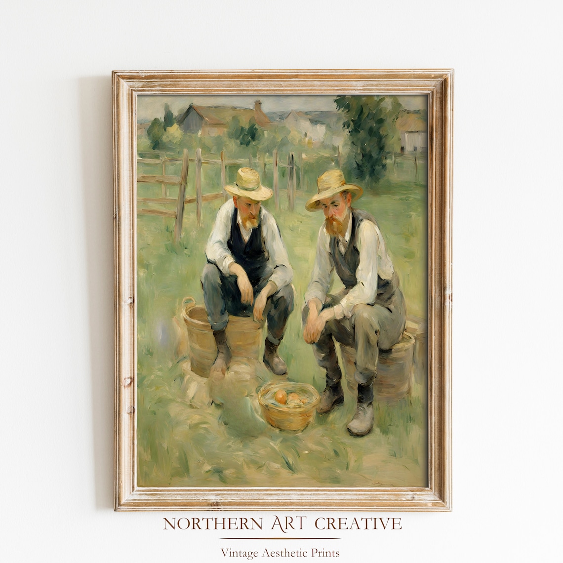Farmers Portrait Wall Decor, Agricultural Wall Art, Retro Farming Wall ...