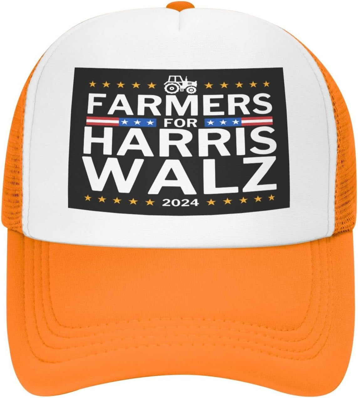 Farmers for Harris Waltz 2024 Mesh Hat Farmers for Kamala-Harris Tim ...