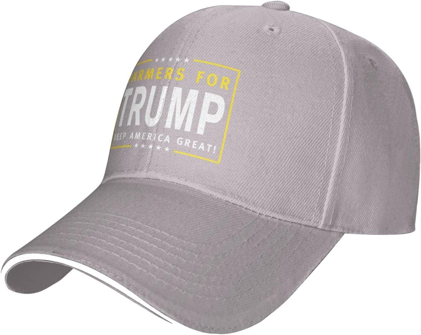 Farmers for Trump Baseball Cap Mans Caps Unisex Duck Tongue Caps ...