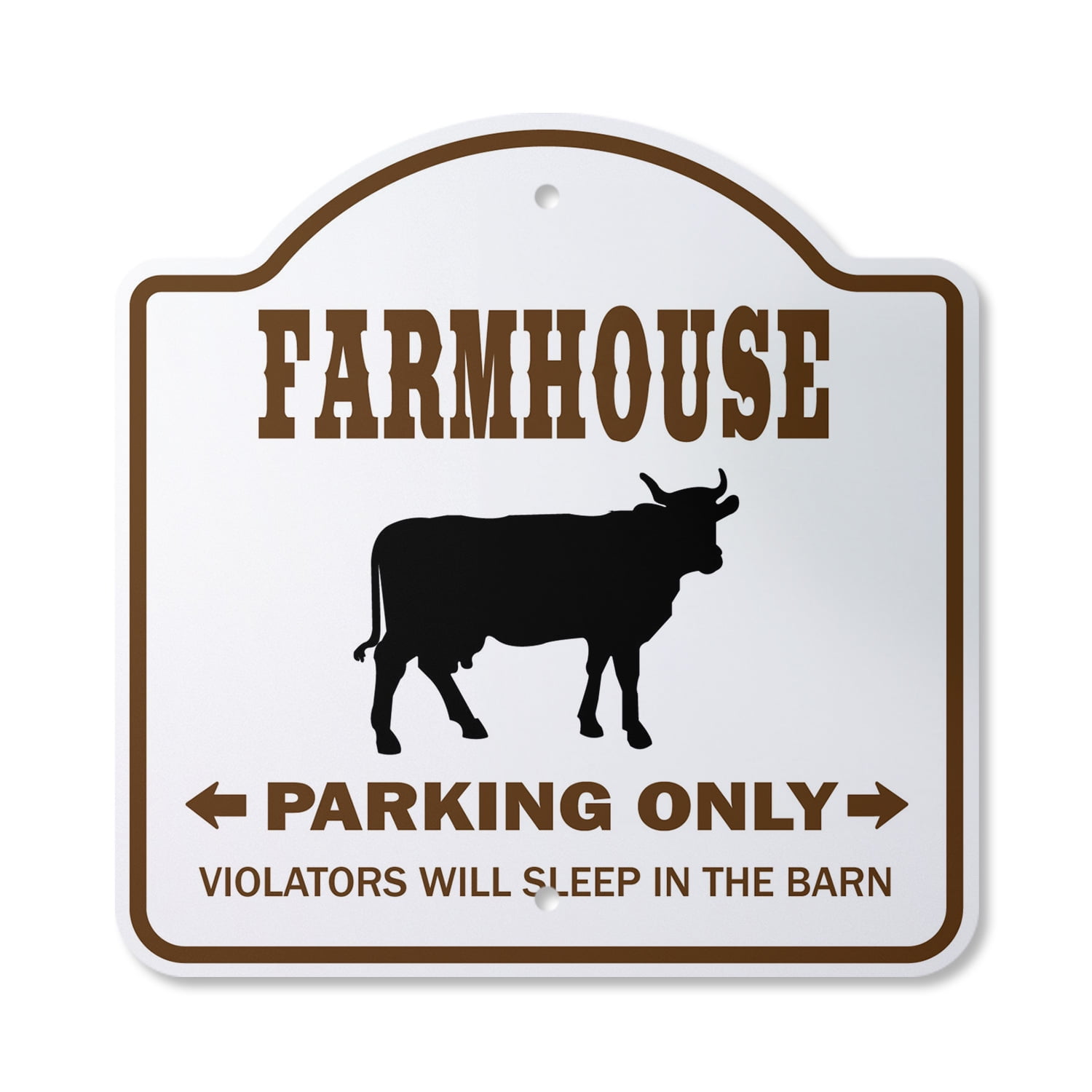 Farmhouse 10” x 10” Sign | Indoor/Outdoor Plastic | SignMission ...