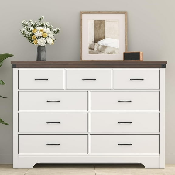 Gianna 6 Drawer Fabric Dresser for Bedroom , Storage Organizer, Wide ...