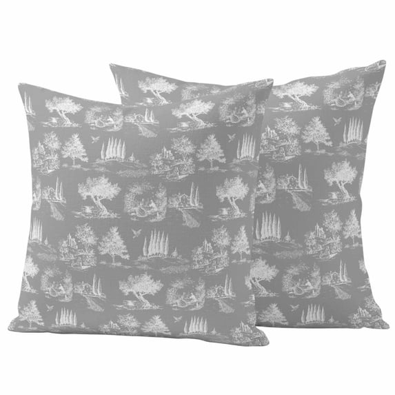 Farmhouse Animal Outdoor Waterproof Pillow Covers Set of 2, Rustic ...