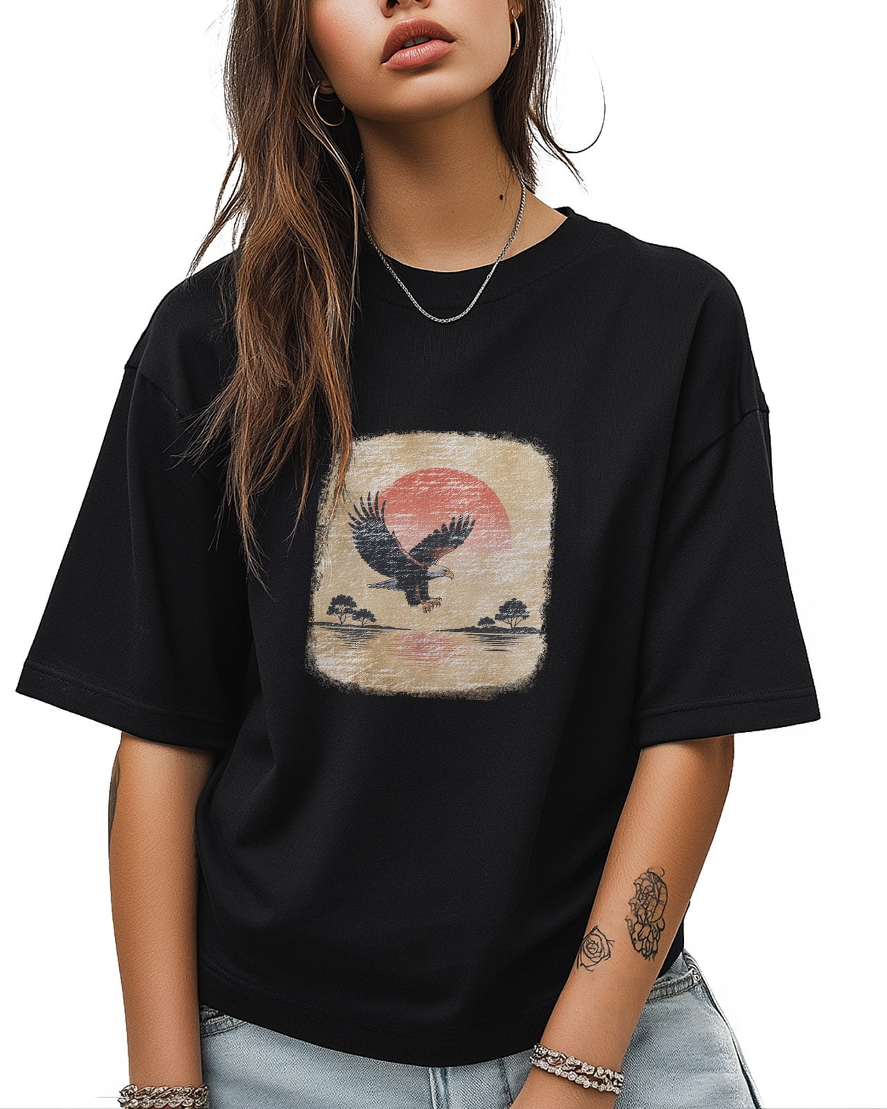 Farmhouse Animals T Shirts for Women Short Sleeve Cotton Crewneck T ...