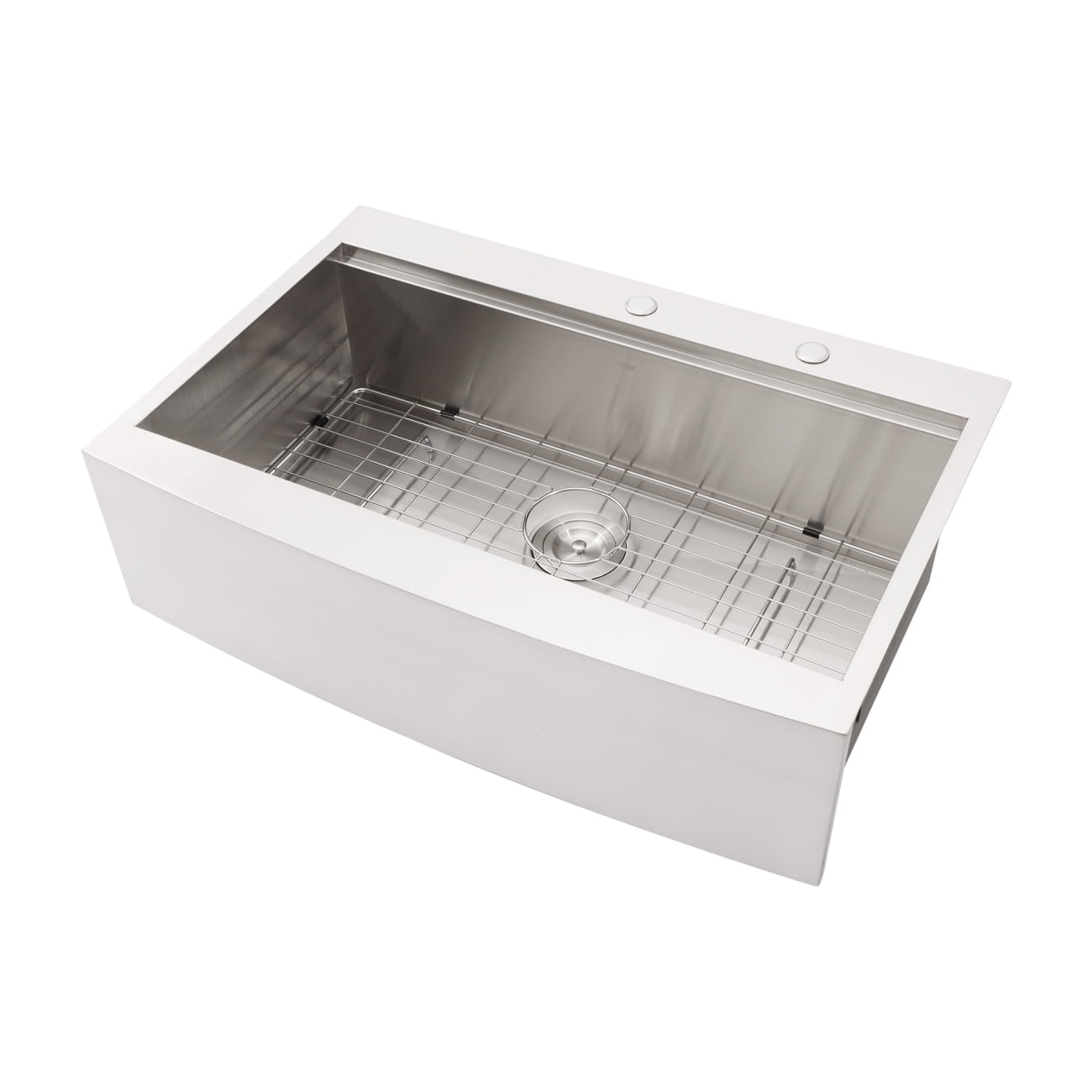 Farmhouse Apron Front Single Bowl Stainless Steel Kitchen Sink with ...