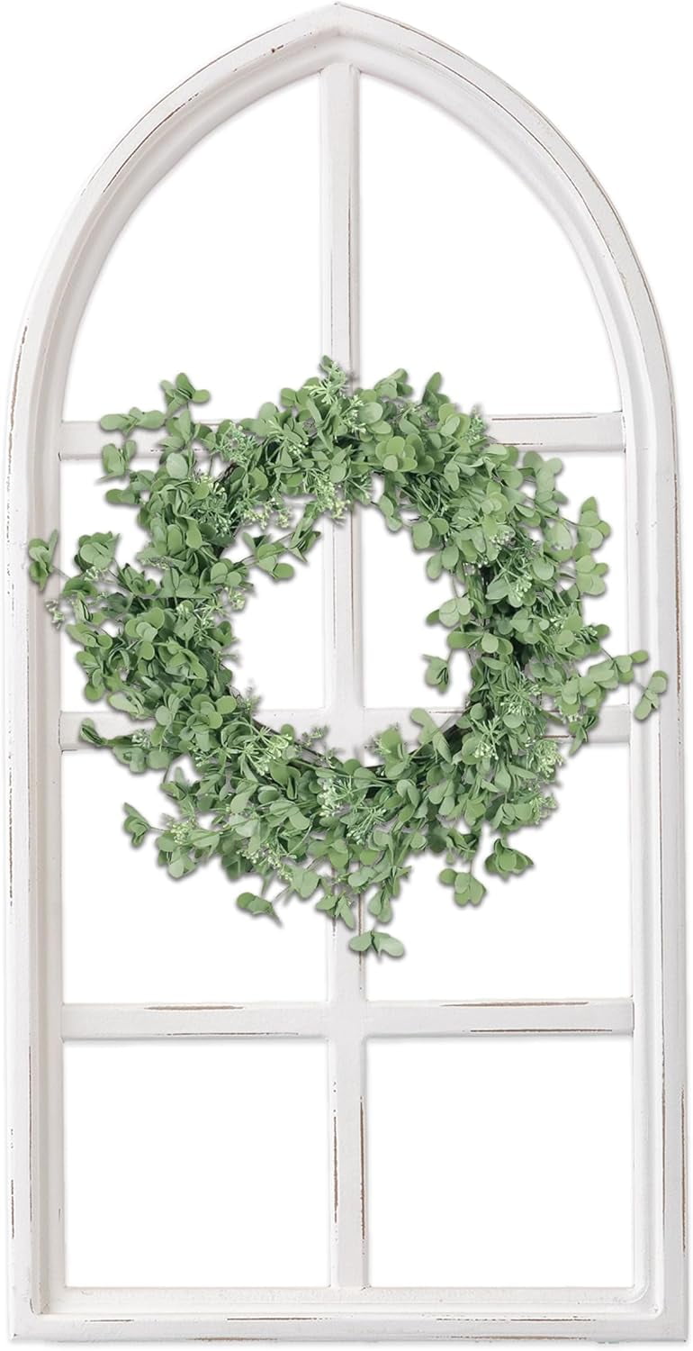 Farmhouse Arch Window Frame Wall Decor 18 X 36 Inches, Hanging ...