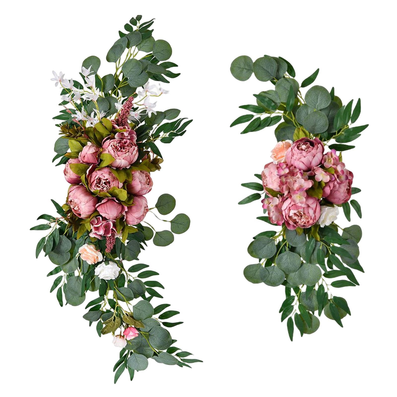 Farmhouse Artificial Wedding Arch Flowers Centerpiece Garland ...