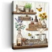 Daisy Wall Decor Rustic Flower Wall Art Farmhouse Window Daisies ...