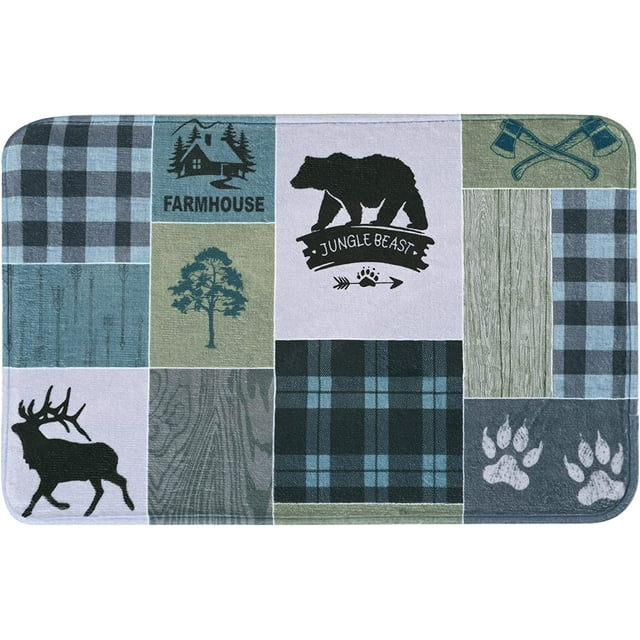 Farmhouse Bathroom Rug Mat, 24''''X16'''', Super Soft and Absorbent ...