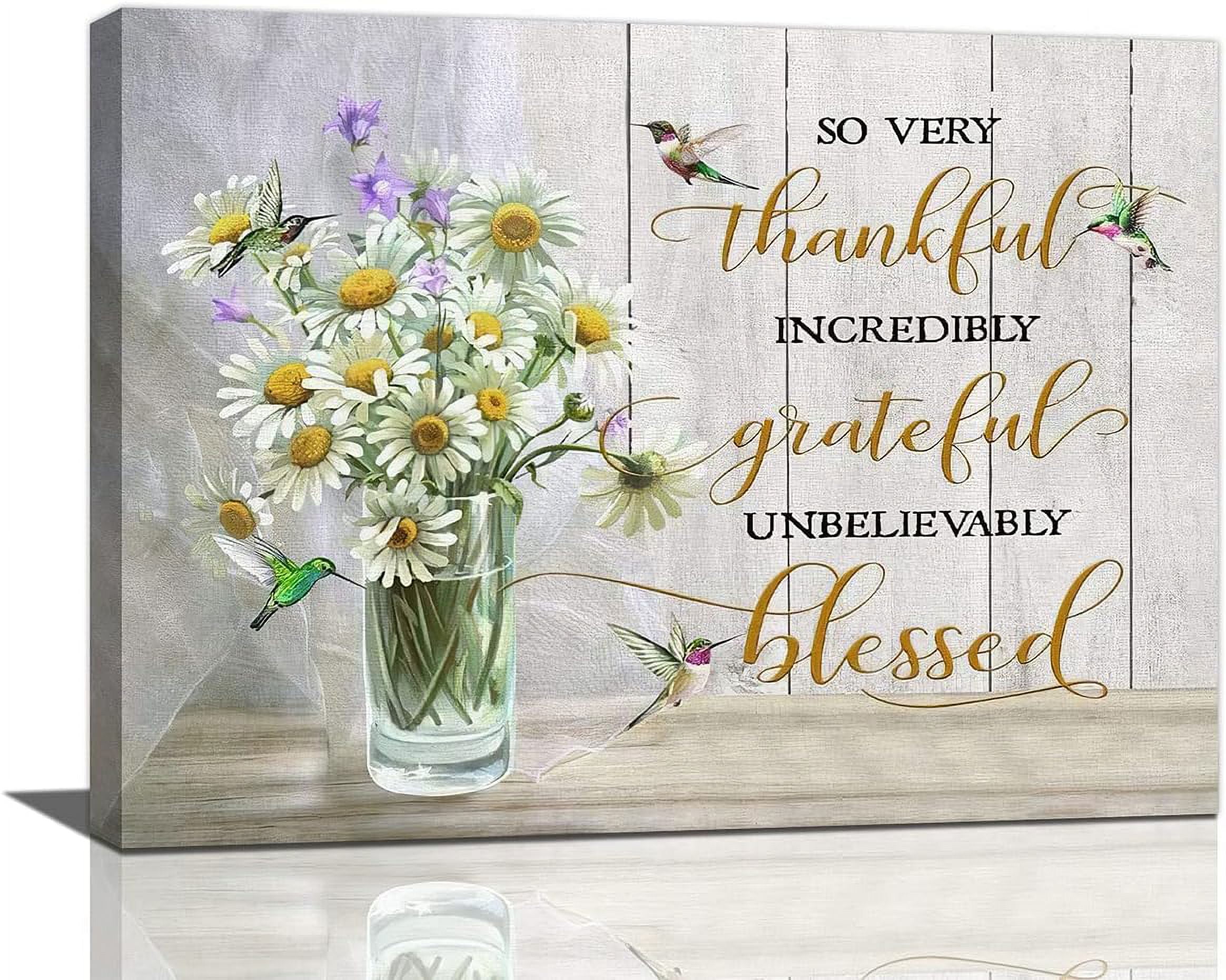 Farmhouse Bathroom Wall Art Daisy Bathroom Wall Decor Floral ...