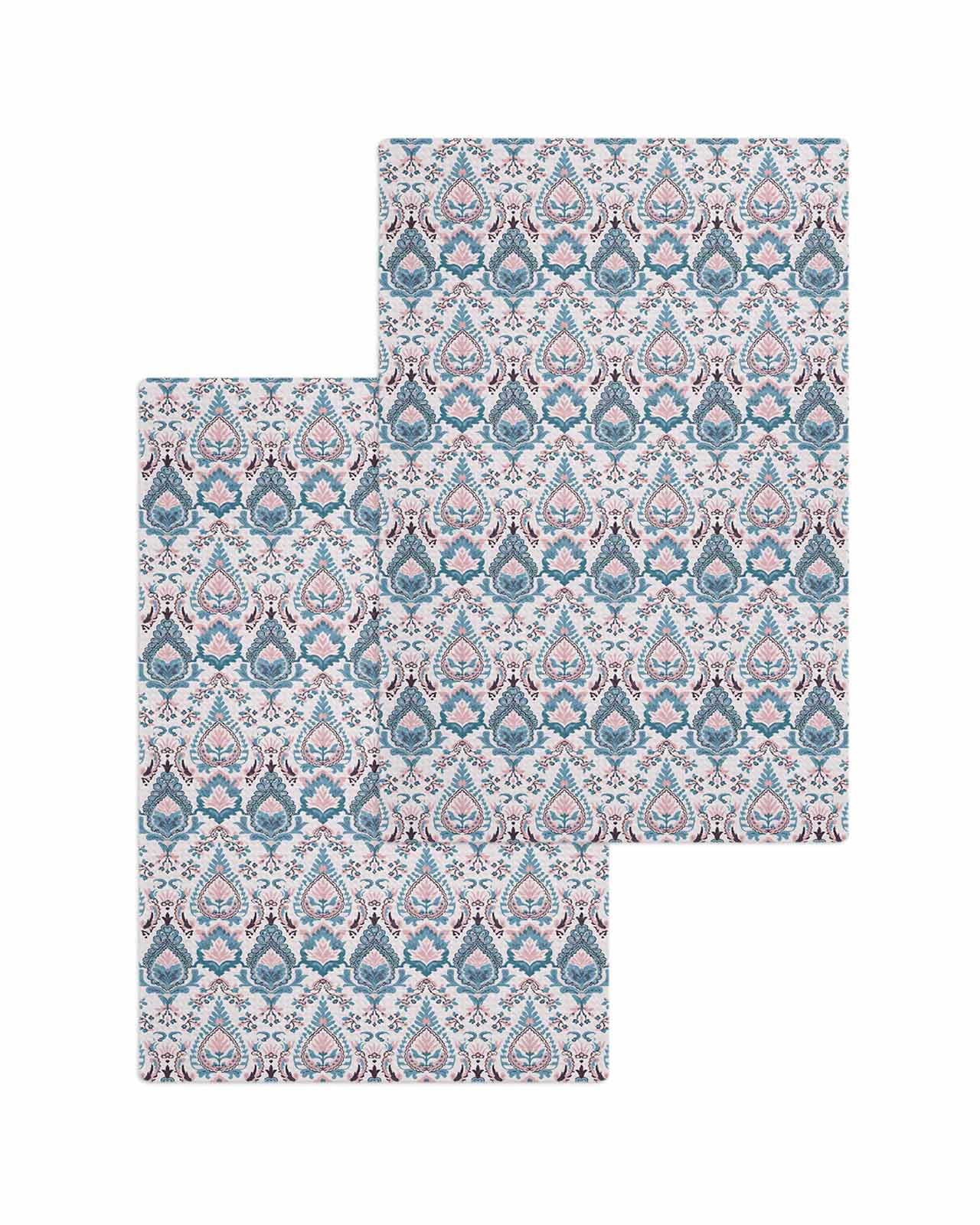 Farmhouse Boho Kitchen Dish Towels for Drying Dishes Set of 2, Vintage Tribal Ethnic Abstract ...