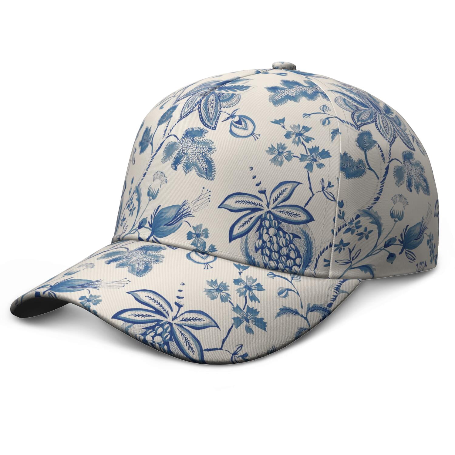 Farmhouse Bright Baseball Cap – Floral Botanical Dad Hat Featuring ...