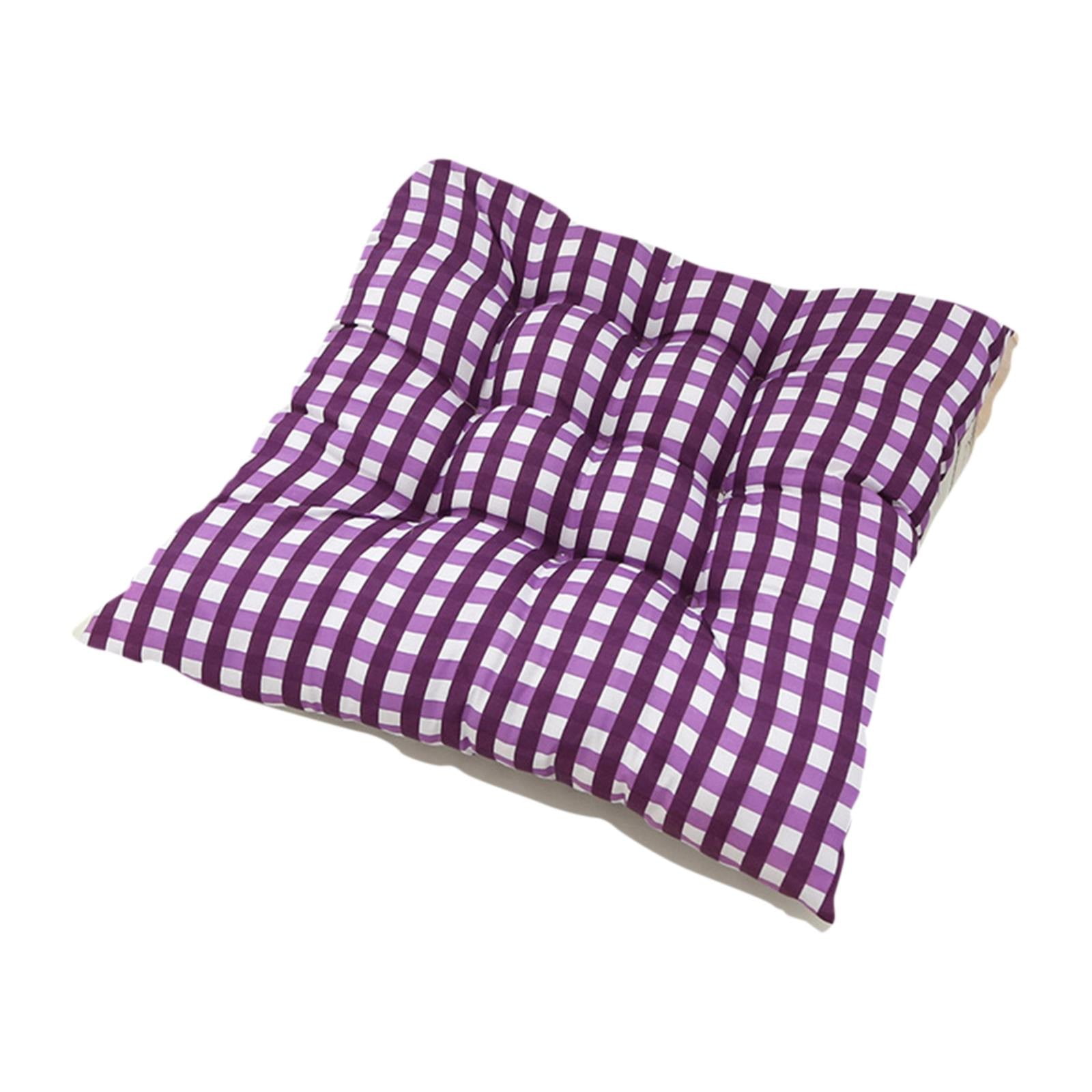 Farmhouse Buffalo Check Chair Pads, Clearance Sales! Soft Comfy Square Seat Pad Indoor/Outdoor ...