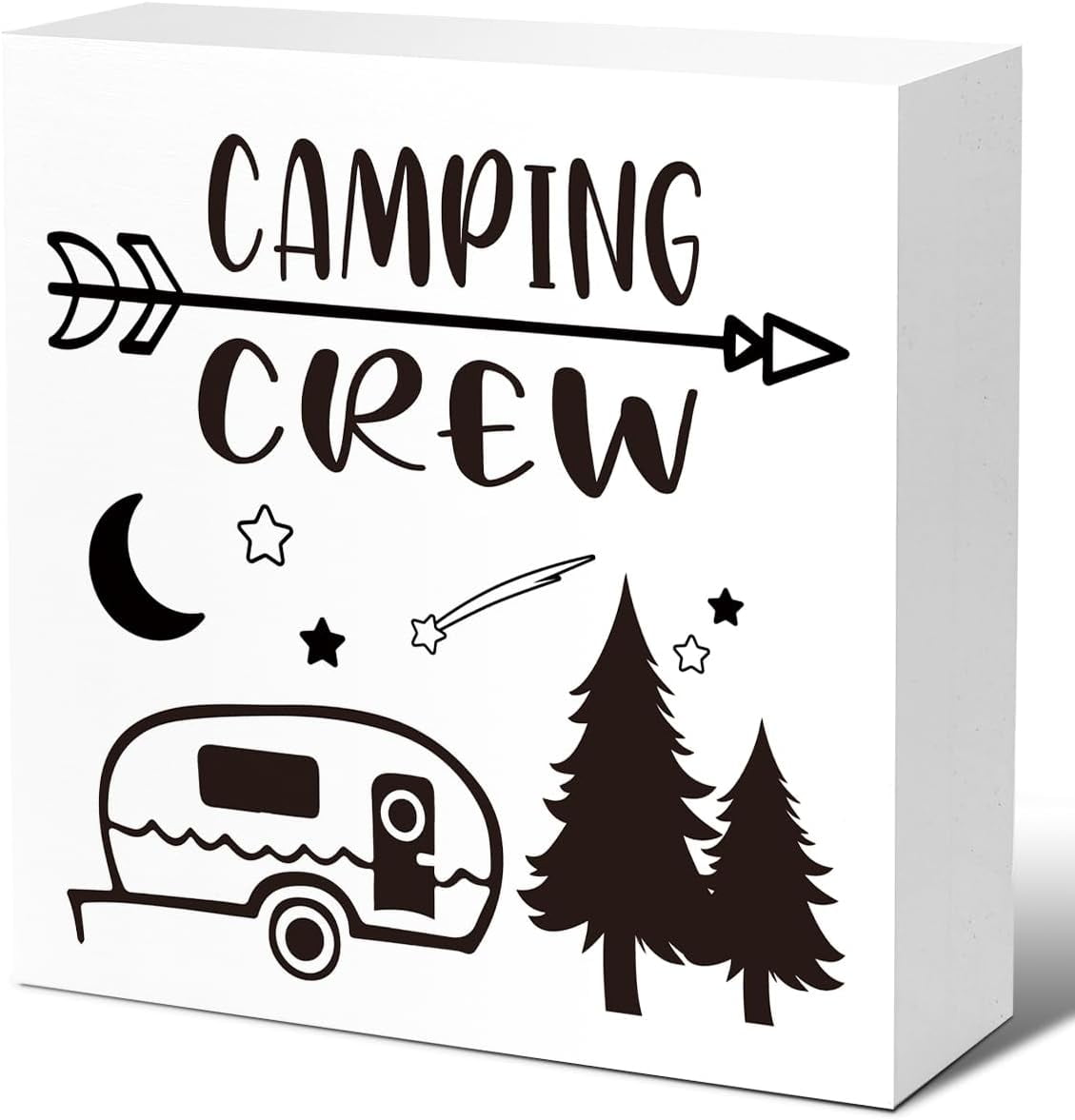 Farmhouse Camping is My Favorite Therapy Camping Wood Blocks Sign ...