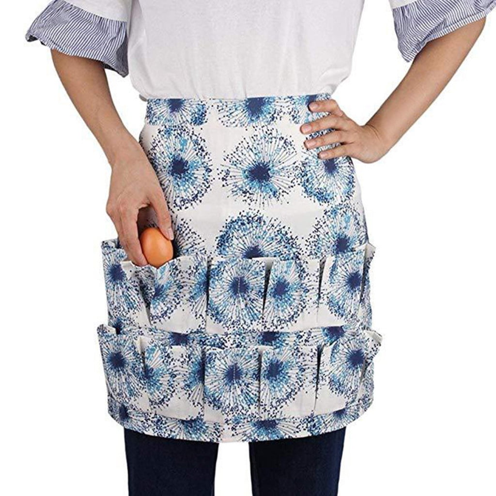 Farmhouse Chicken Egg Collecting Apron with Pockets for Hens & Home ...