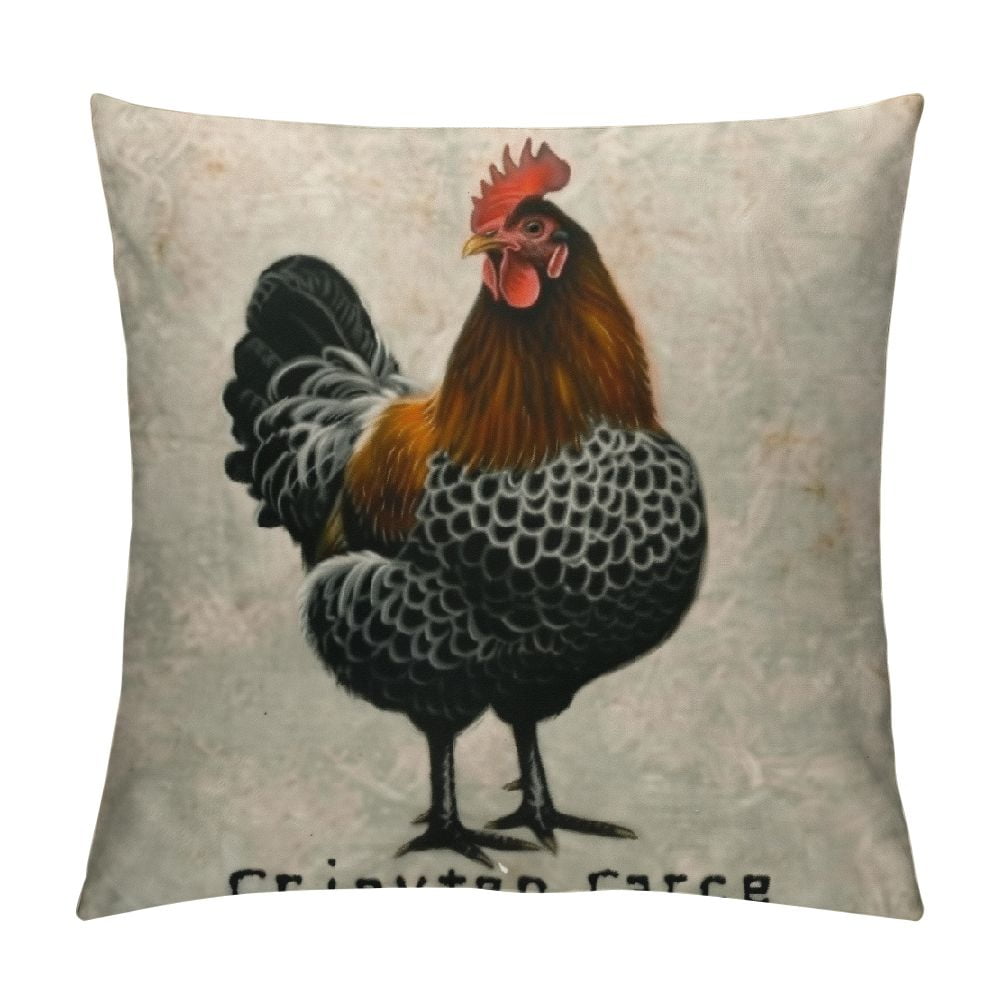 Farmhouse Chicken Themed Pillowcase Decorations for Home, Cute ...