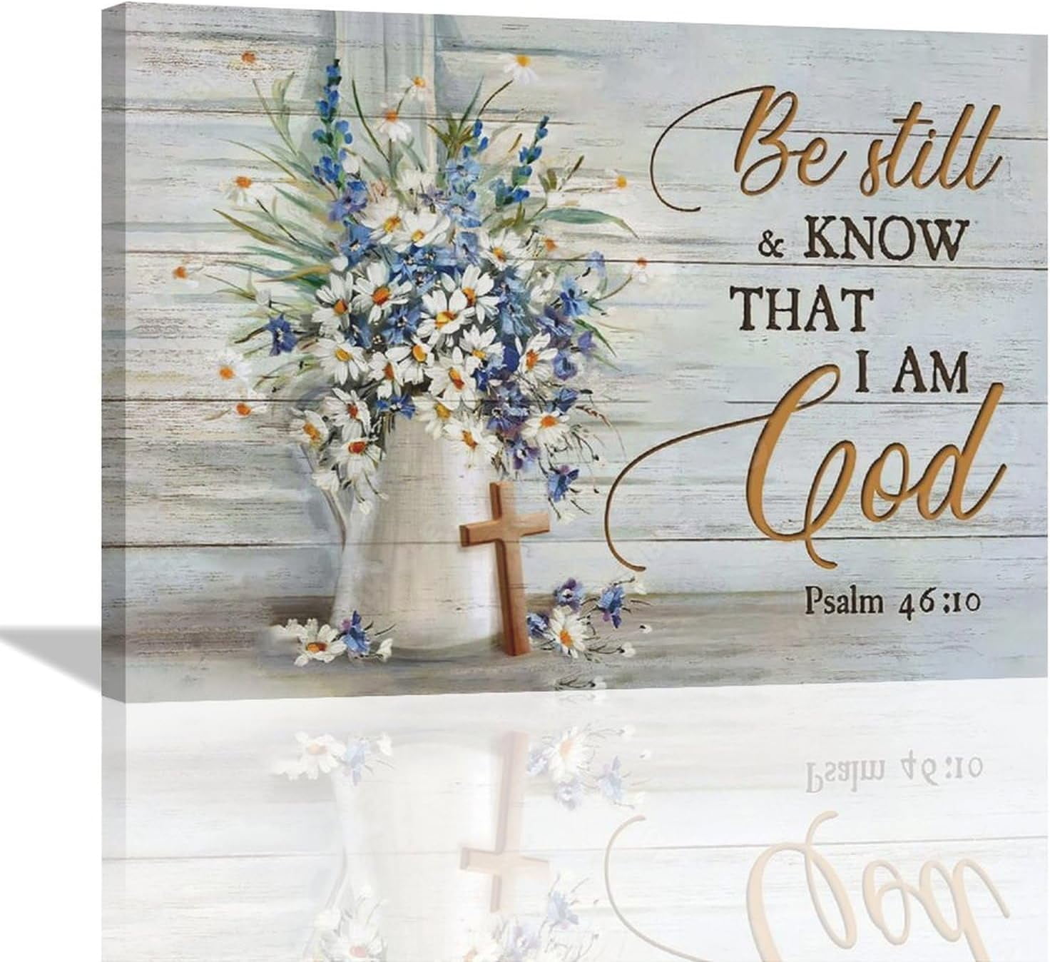Farmhouse Christian Wall Art Bible Verse Scripture Wall Decor Country ...