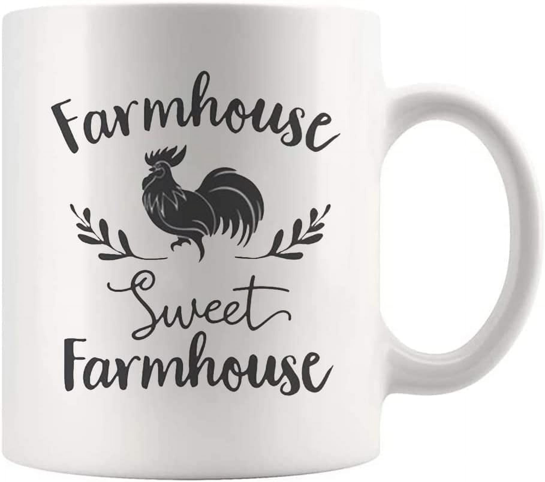 Farmhouse Coffee Mugs, Farmhouse Mugs, Farm House Kitchen, Farm House ...