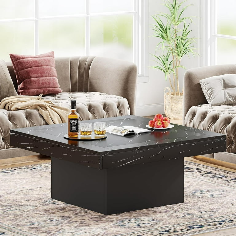 Low square wood coffee table store