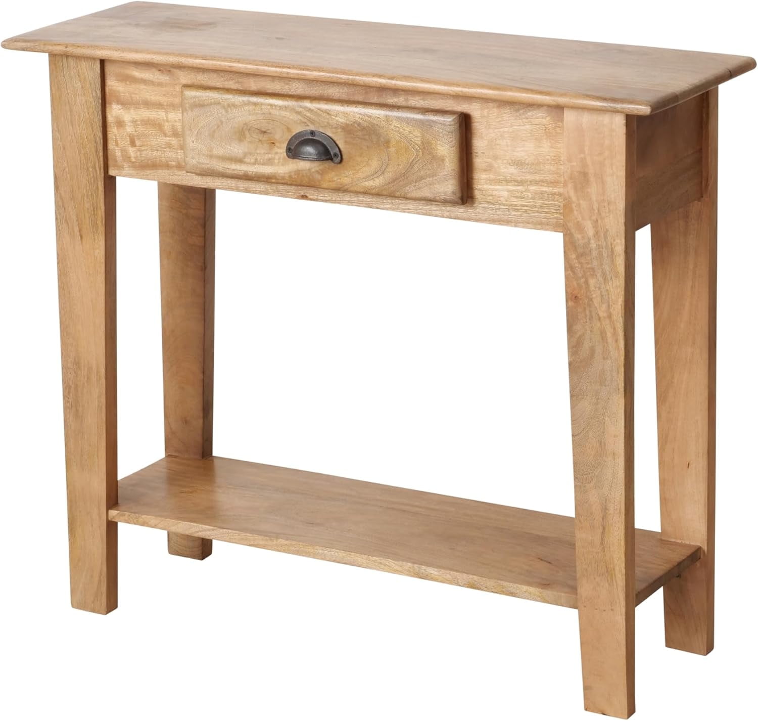 Farmhouse Console End Table, Vintage Style, Smooth Sanded and Square Post Legs - Walmart.com