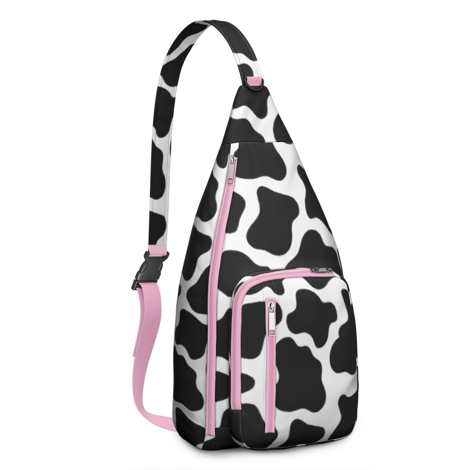 Farmhouse Cow Sling Backpack - Vintage Country-Themed Cattle Design ...