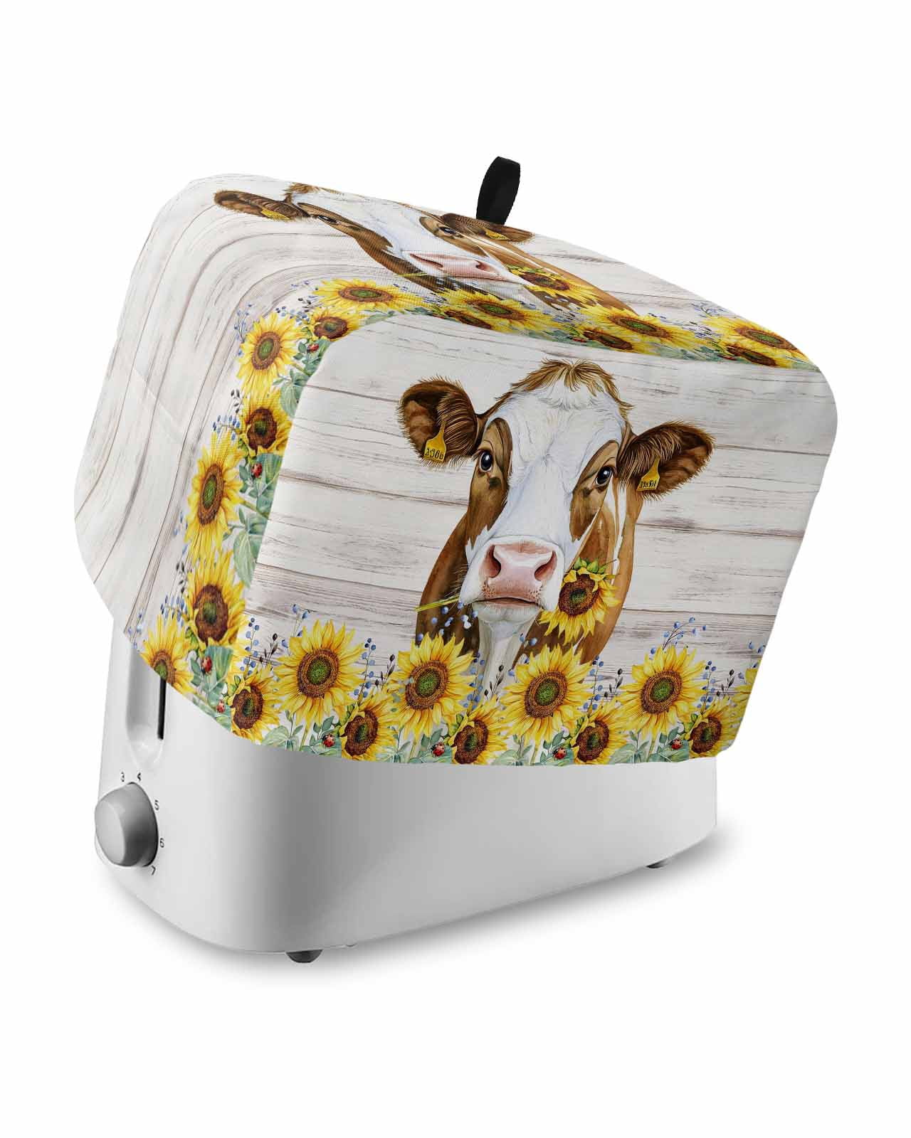 Farmhouse Cow Toaster Cover 2 Slice, Small Kitchen Appliance Covers ...