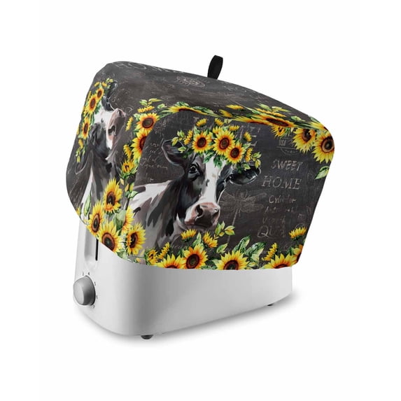 Farmhouse Cow Toaster Cover 4 Slice, Large Kitchen Appliance Covers ...