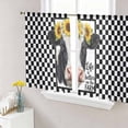 Farmhouse Cows Sheer Curtains for Living Room Bedroom Sunflower Daisy ...