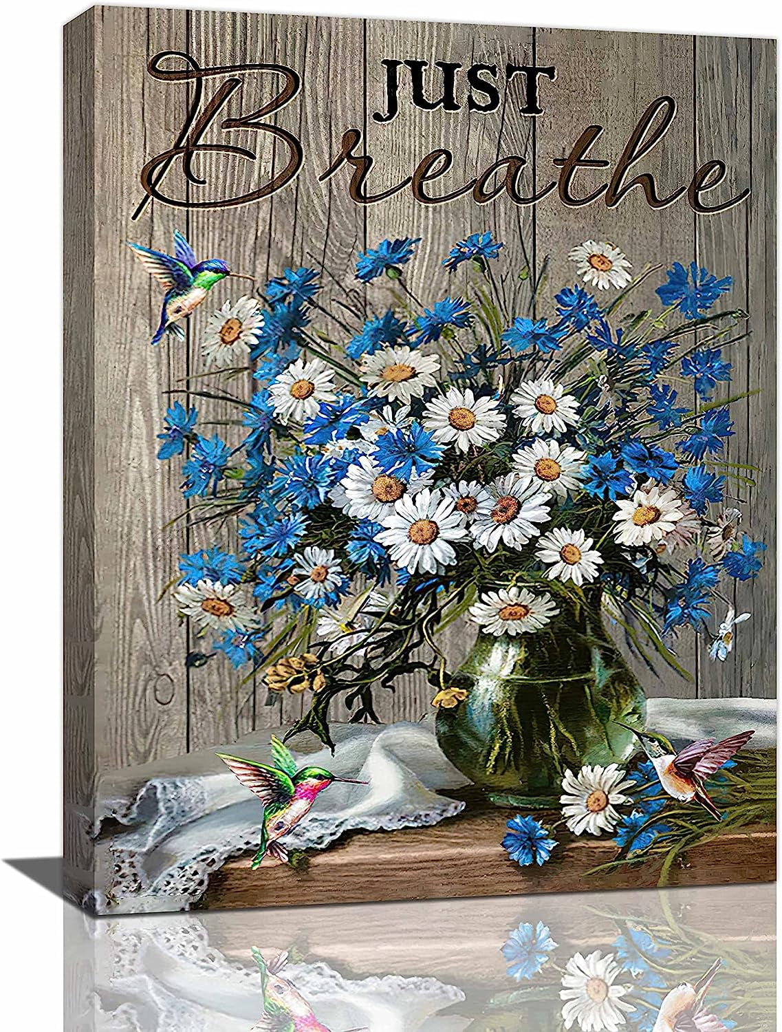 Farmhouse Daisy Wall Art Rustic Daisy Pictures Wall Decor Country ...