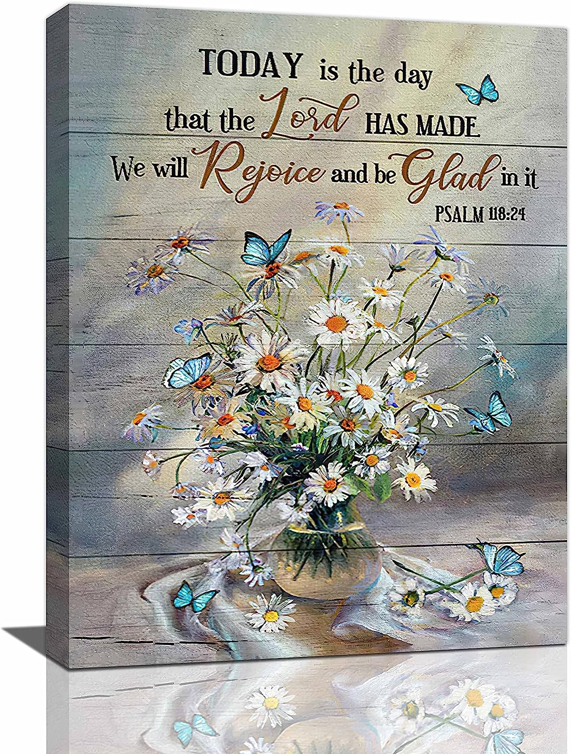 Farmhouse Daisy Wall Decor Rustic Daisy Flower Pictures Wall Country ...