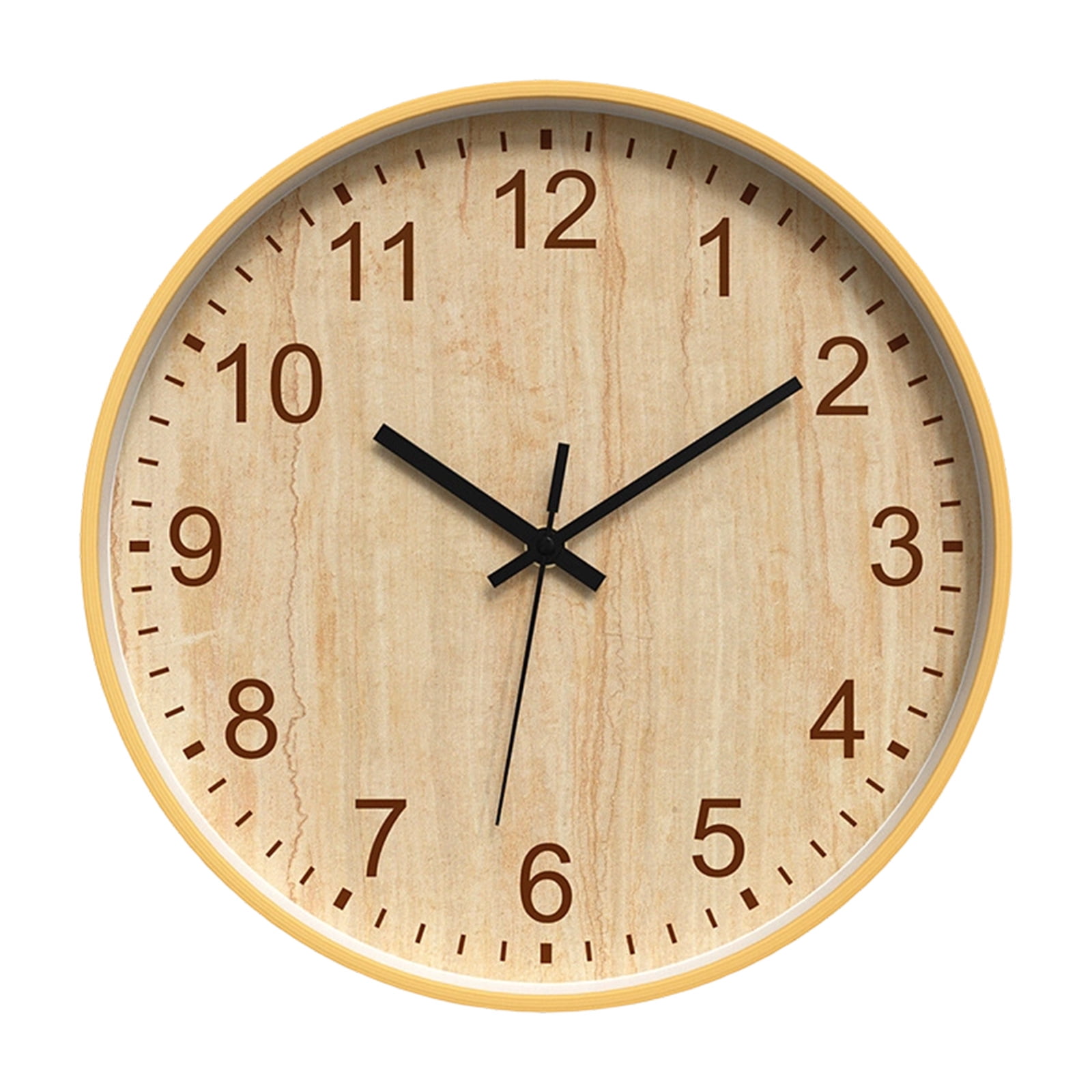Farmhouse Decorative Clock, None Ticking, Operated Wall Clock - Walmart.com