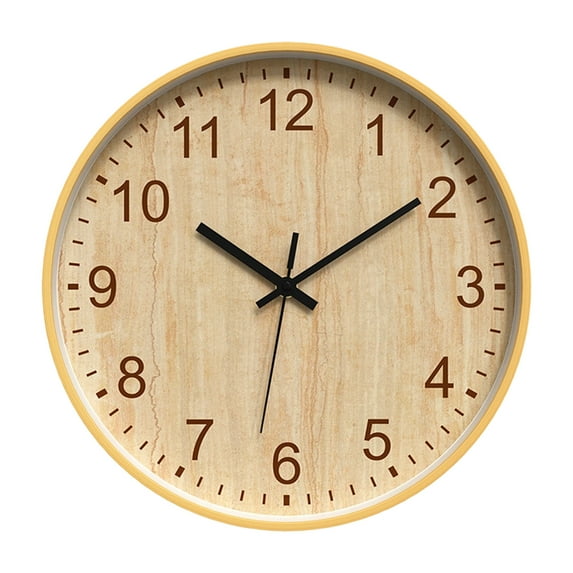 Farmhouse Decorative Clock, None Ticking, Operated Wall Clock - Walmart.com