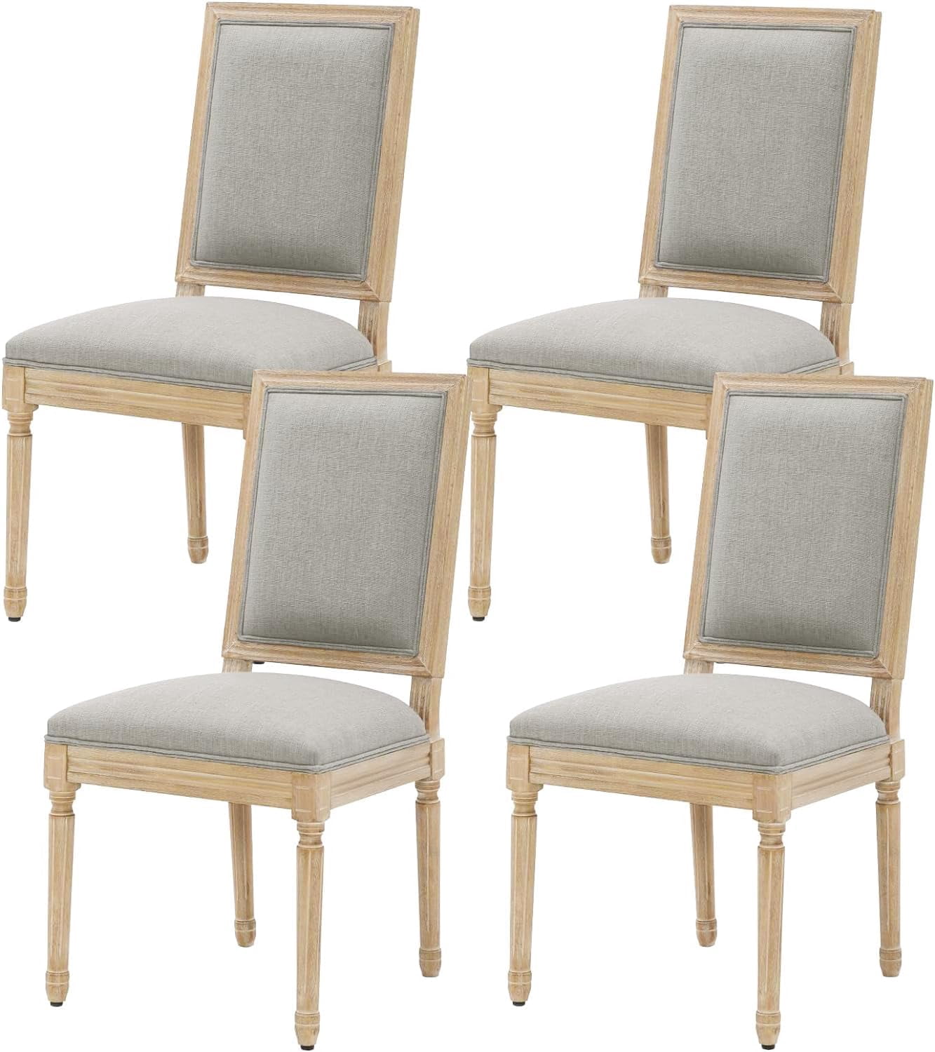 Farmhouse Dining Chairs Set of 2 French Country Kitchen Chairs with ...