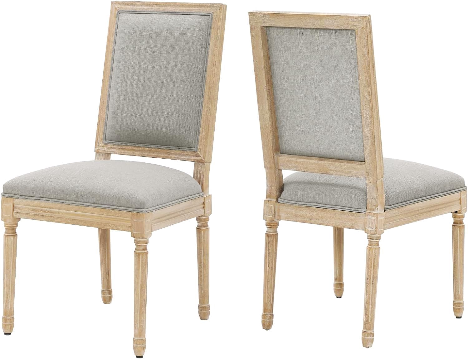 Farmhouse Dining Chairs Set of 2 French Country Kitchen Chairs with ...
