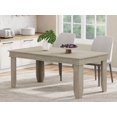 Farmhouse Dining Table for 4-6 People, Long Kitchen Table with Wooden ...