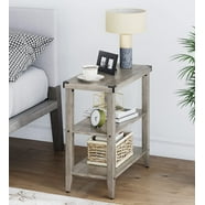 Elm Lane Tamryn Vintage Rustic Cherry Wood Rectangular Accent Table 24 ...