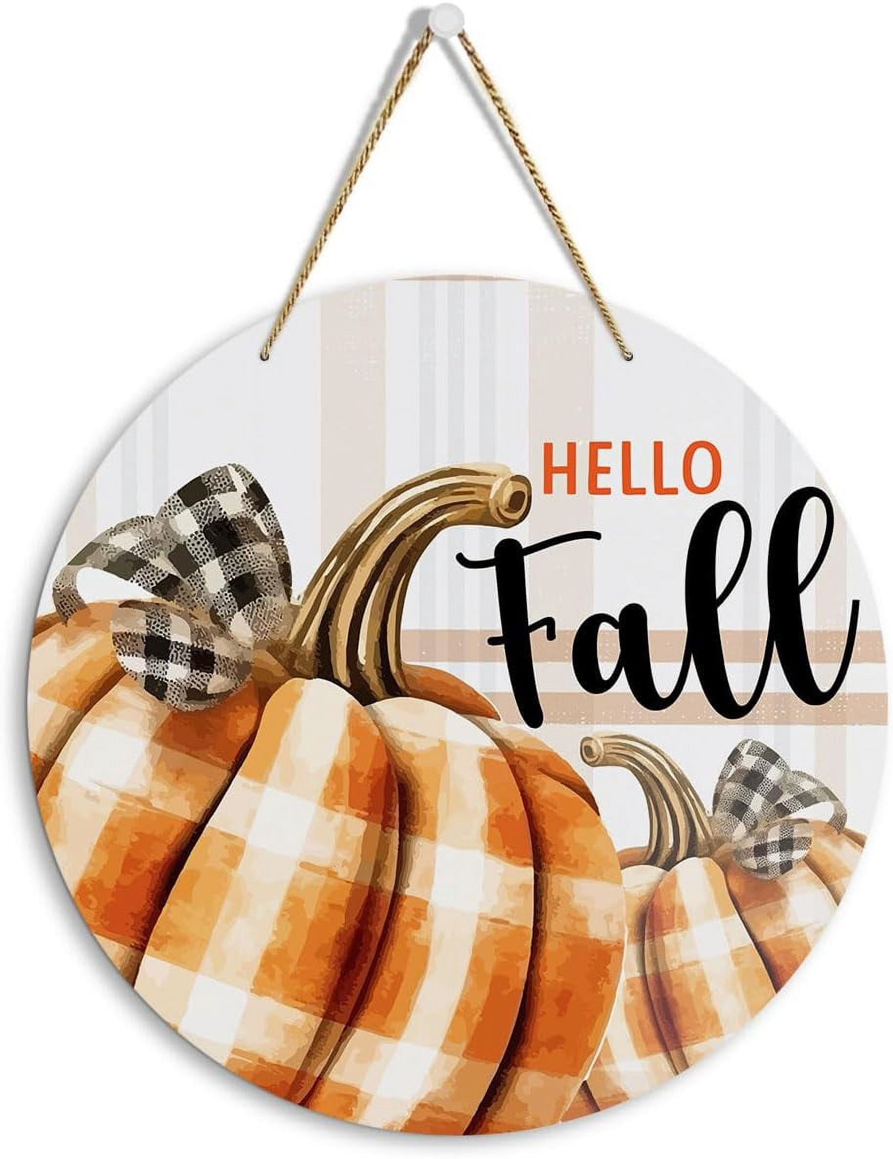 Farmhouse Fall Signs Door Wall Hanging Decor, Fall Room Home Decor ...