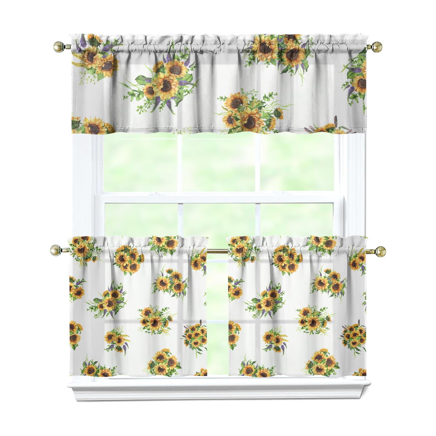 Farmhouse Floral Curtains 24