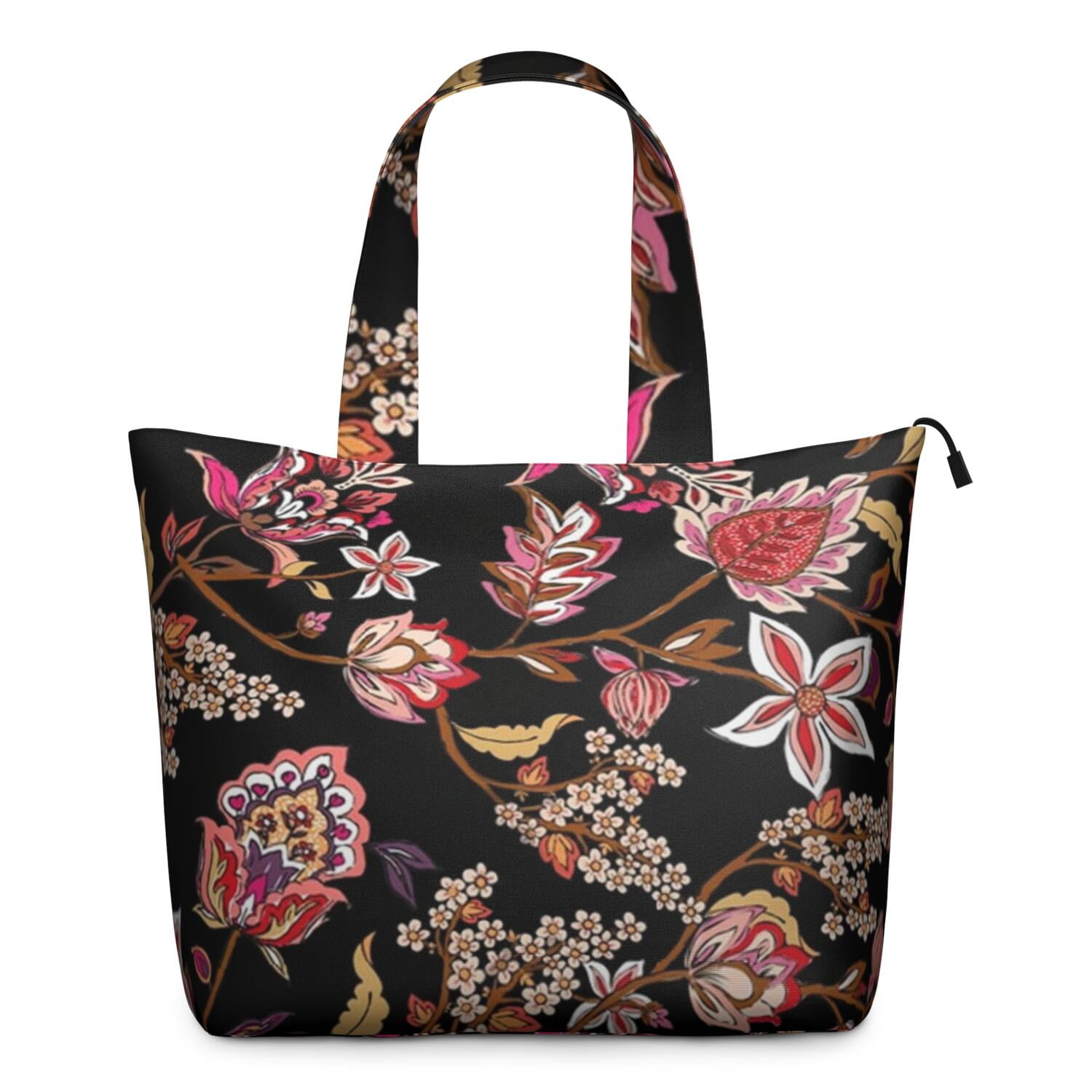 Farmhouse Floral Weekender Bag, Large Capacity Carry-On Tote with ...