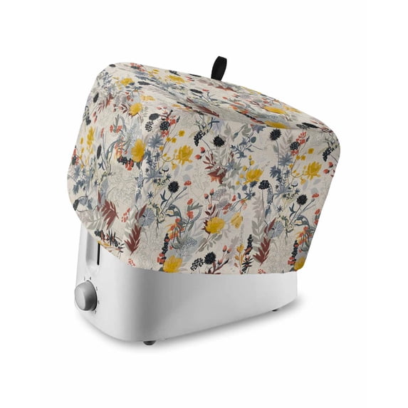 Farmhouse Flowers Toaster Cover 4 Slice, Large Kitchen Appliance Covers ...