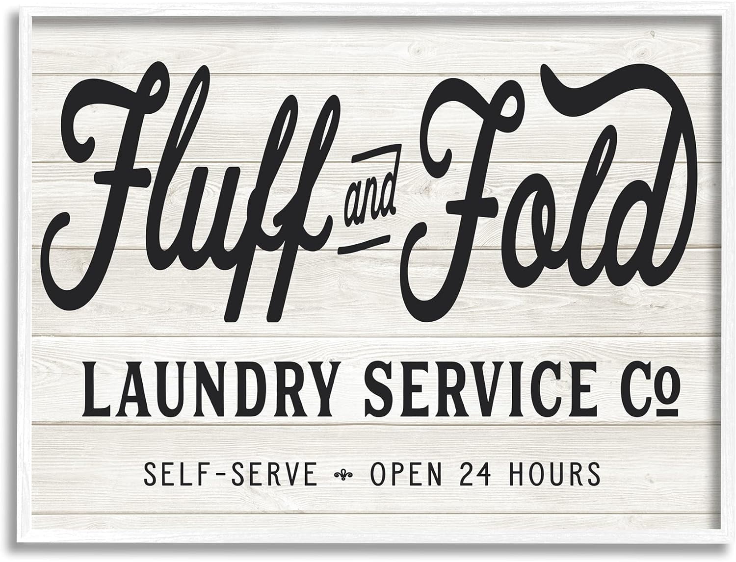 Farmhouse Fluff And Fold Laundry Advertisement Rustic Pattern, Designed ...