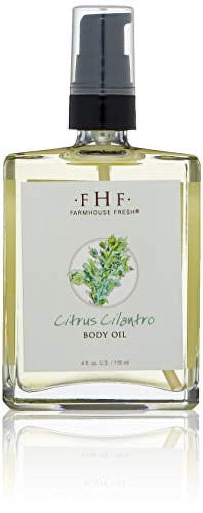 Farmhouse Fresh Citrus Cilantro Body Oil, 4 Fl Oz - Walmart.com