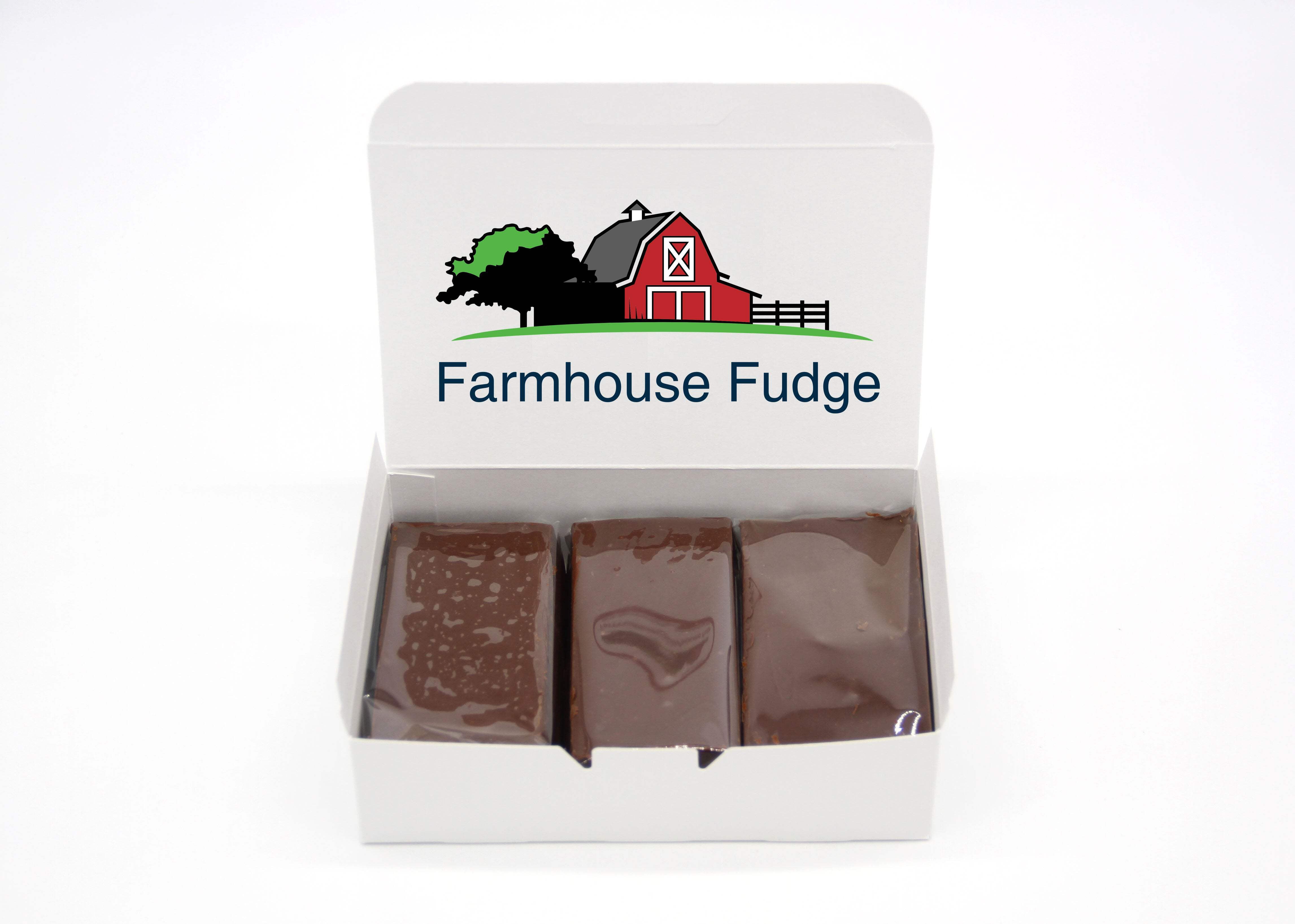 Farmhouse Fudge: VEGAN Chocolate Fudge 3 Piece Box (24 Ounces) - Walmart.com