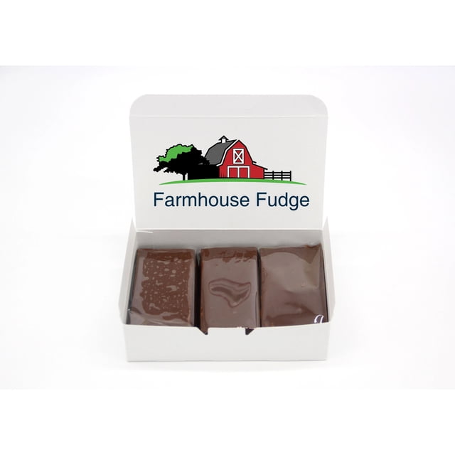 Farmhouse Fudge: Chocolate Fudge 3 Piece Box (24 Ounces) - Walmart.com