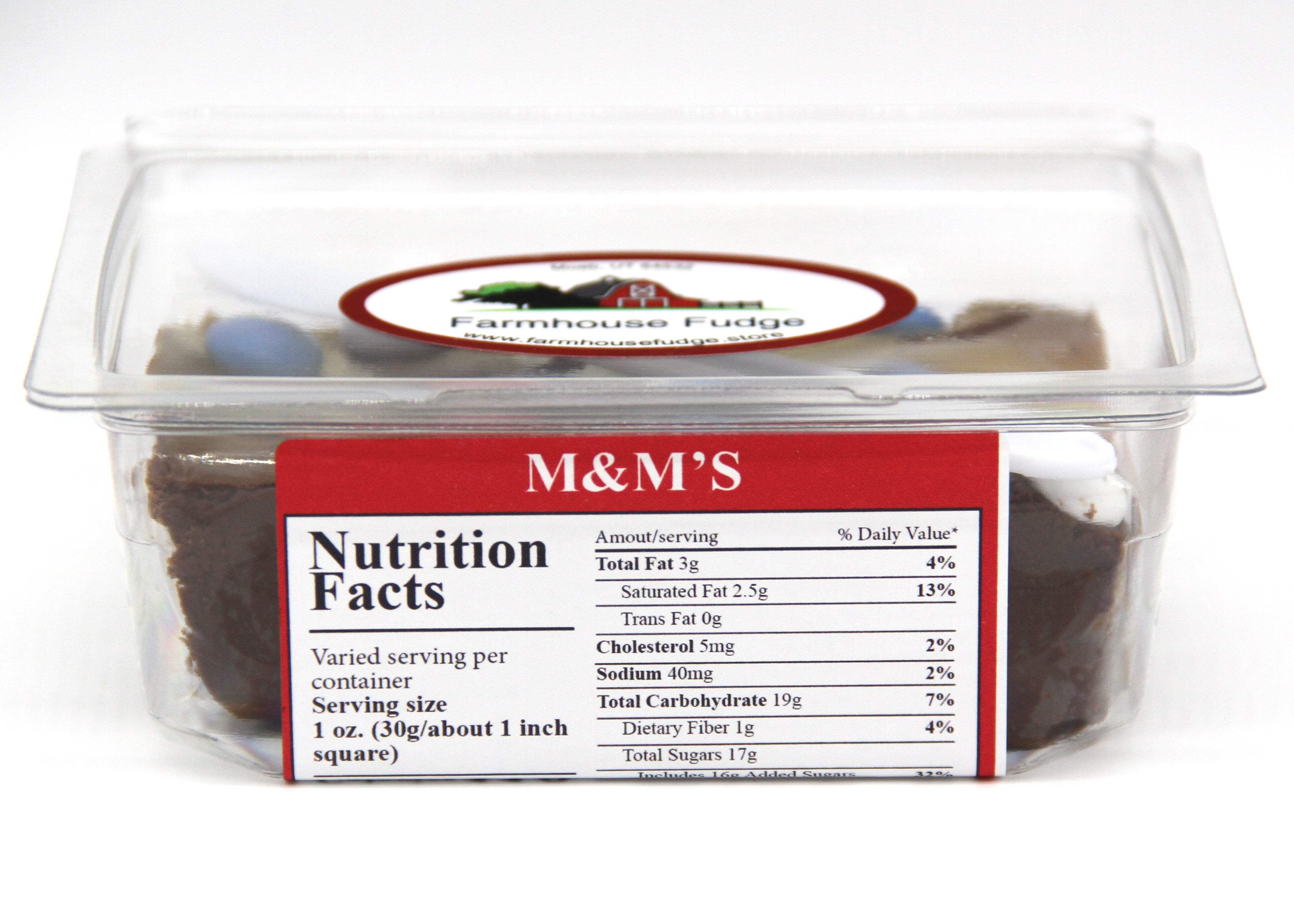 Farmhouse Fudge: Chocolate M&M Fudge (8 Ounces) - Walmart.com