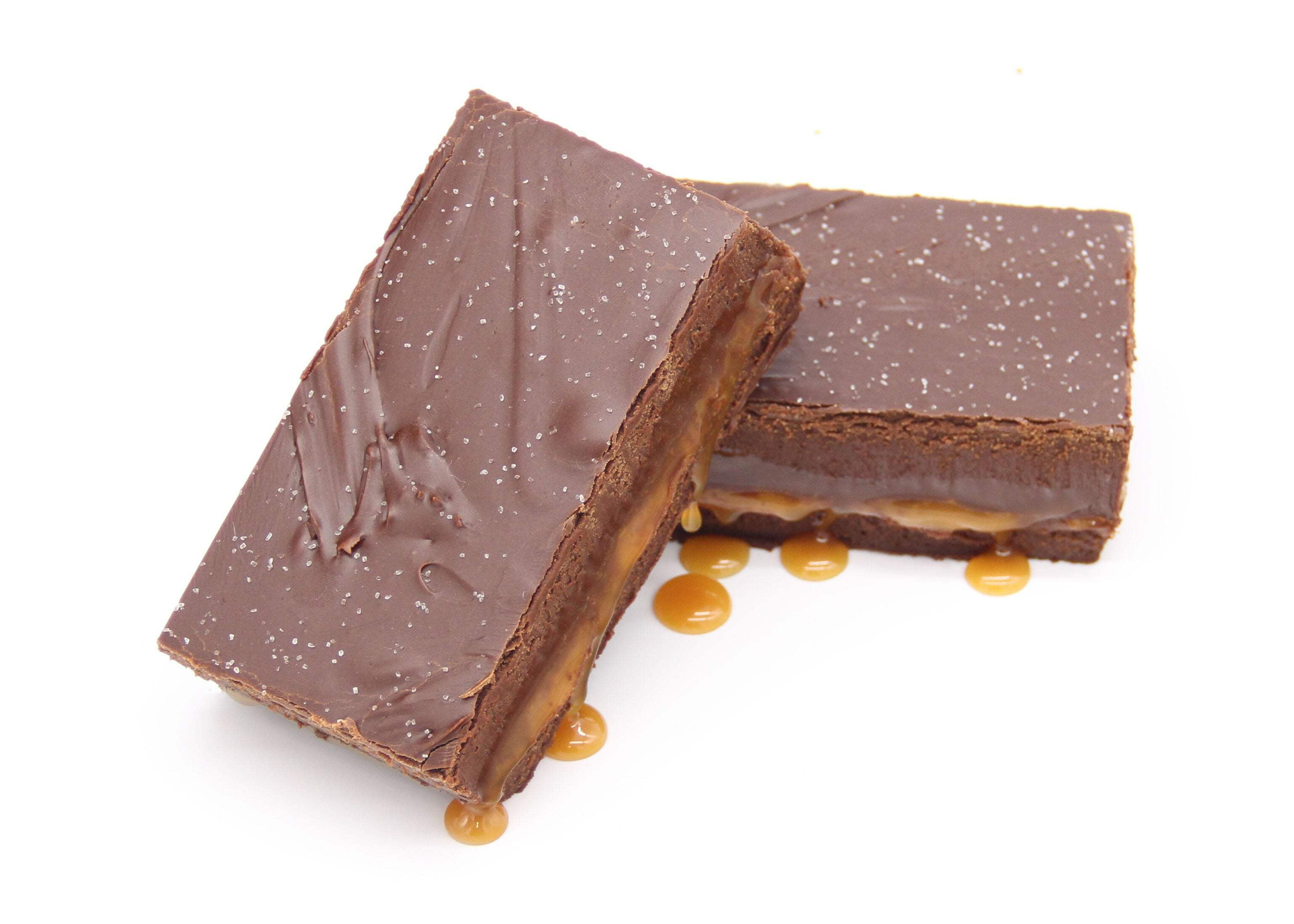 Farmhouse Fudge: Dark Chocolate Caramel Sea Salt Fudge 3 Piece Box (24 ...