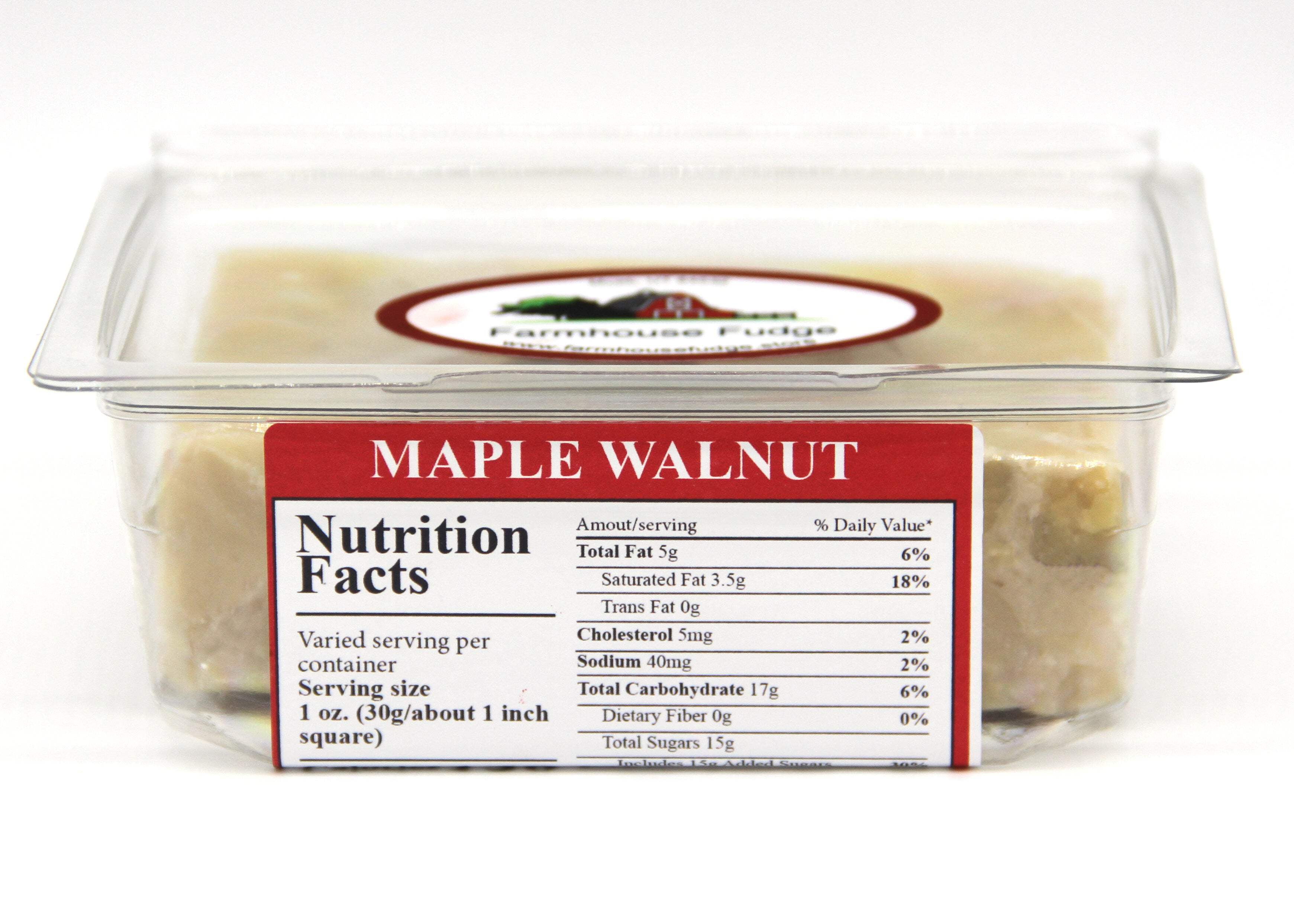Farmhouse Fudge: Maple Walnut Fudge (8 Ounces) - Walmart.com