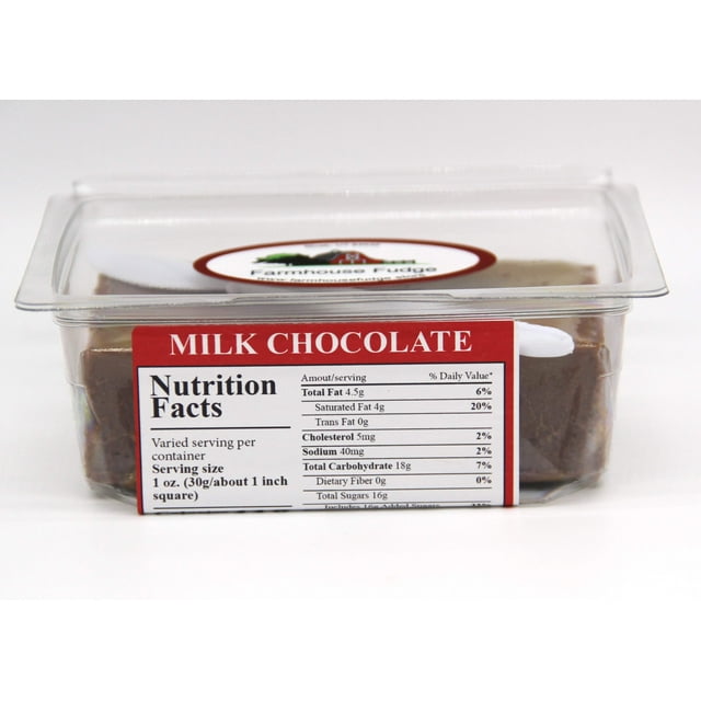 Farmhouse Fudge: Milk Chocolate Fudge (8 Ounces) - Walmart.com